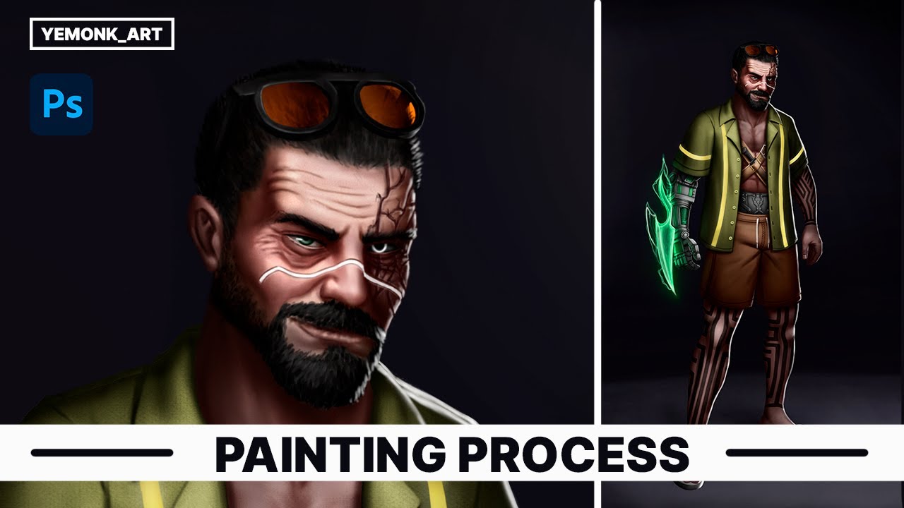 UR - character design Painting process - YouTube