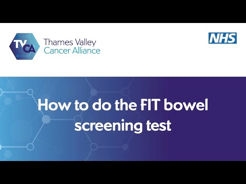 How to do the FIT bowel screening test (in English) - YouTube
