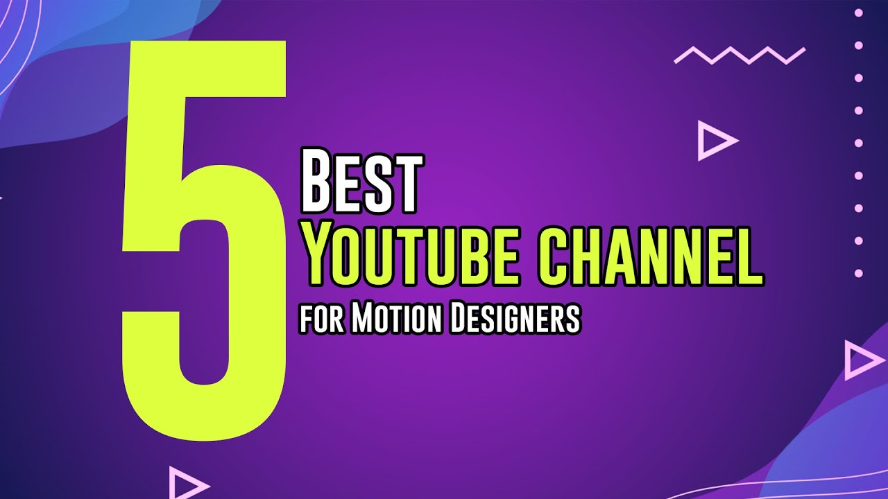 5 Best YouTube channel for Motion Designers | Video copilot | Film Riot ...