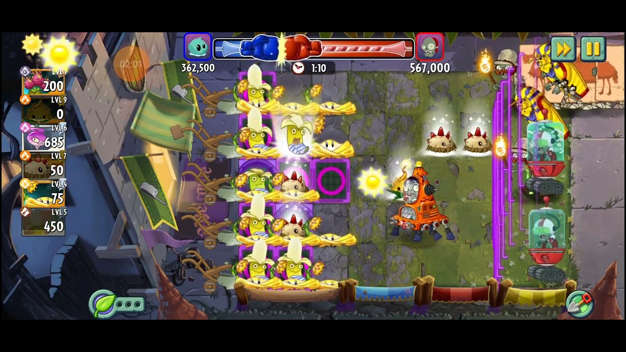 Plants vs Zombies 2 Arena Fight - YouTube