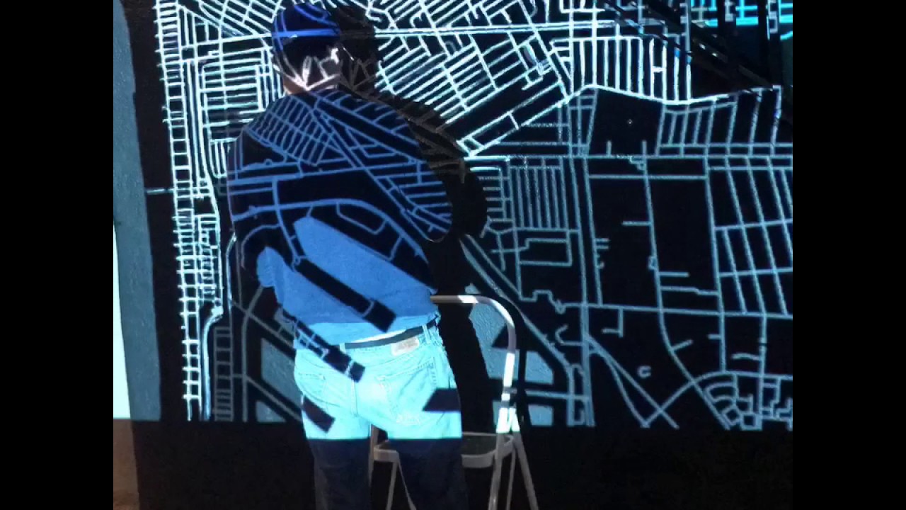Projector Map Painting. - YouTube