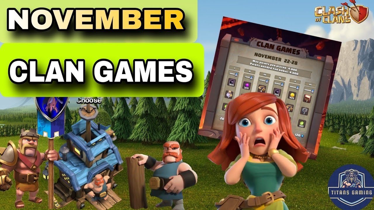 |November 2024 CLAN GAMES REWARDS! Choose The Best (Clash of Clans)|# ...
