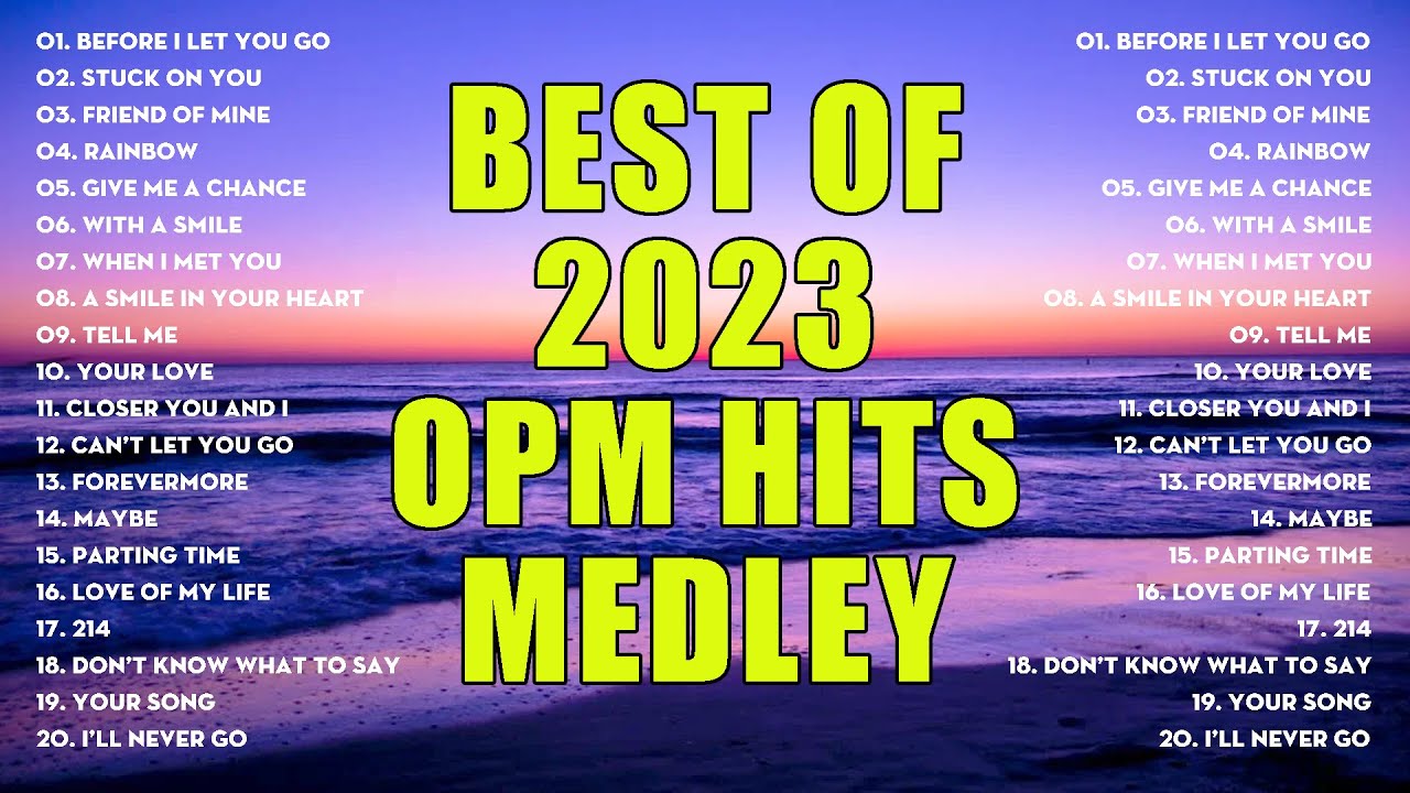 Best OPM Love Songs Medley - OLDIES BUT GOODIES - Old Song Sweet ...