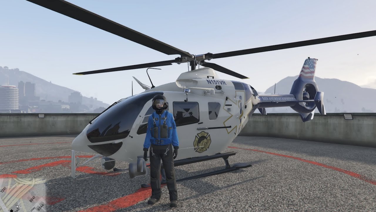 GTA 5 Roleplay- 1st Helicopter AirMed Rescue- SA’F 42 - YouTube