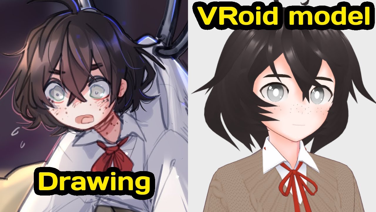 Popopoka vroid model fanart - YouTube