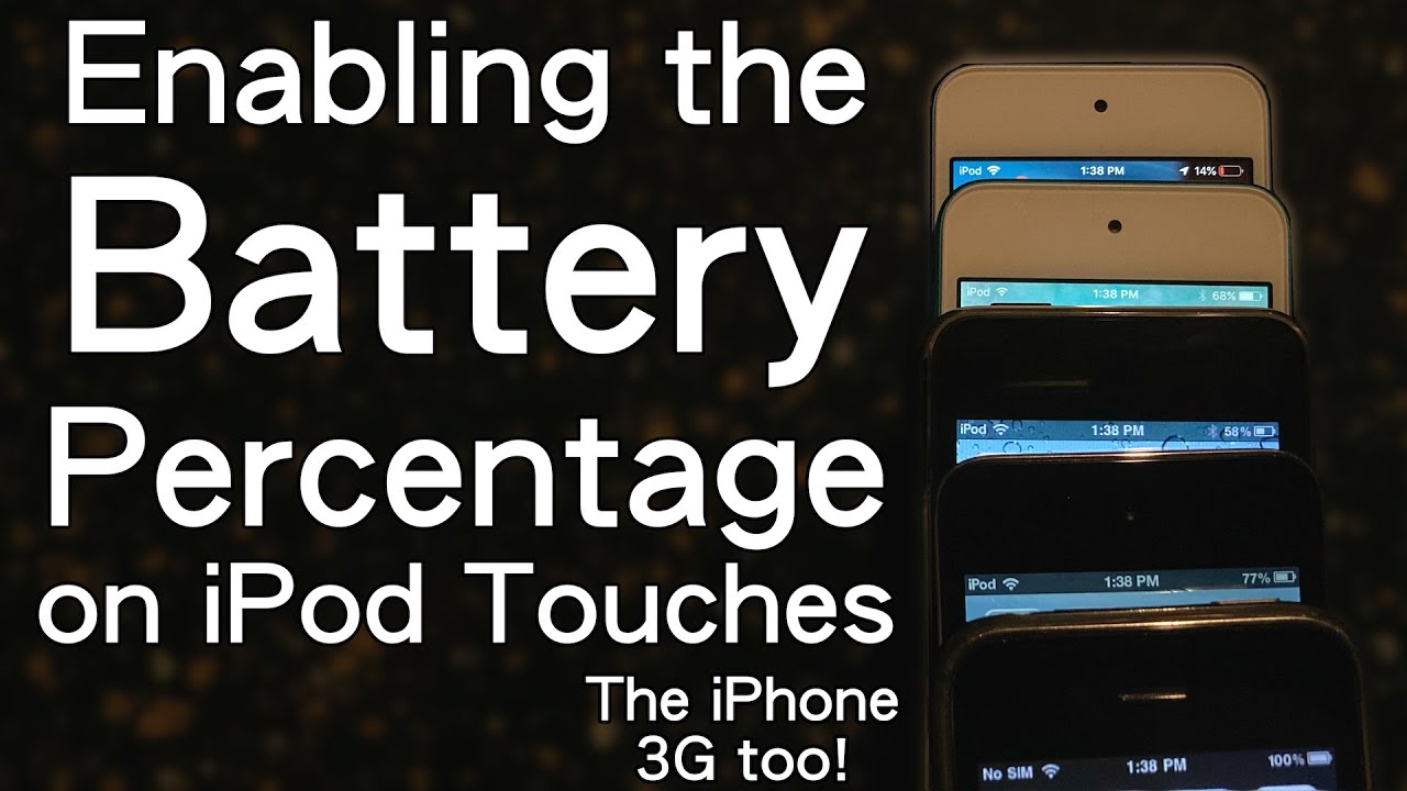 How to Enable the Battery Percentage on iPod Touches! - YouTube