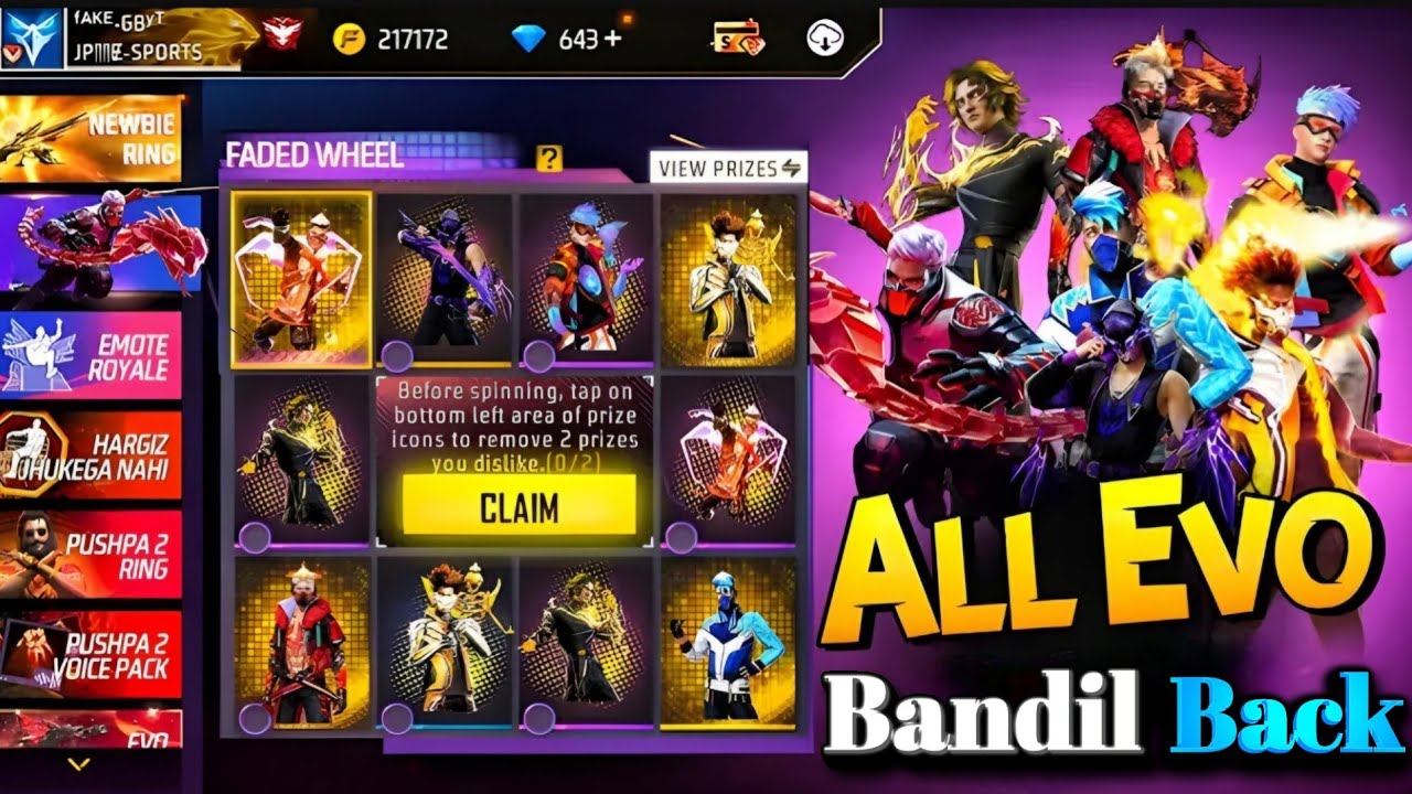 OB48🇧🇩 update are upcoming evo bandil return 😱 || upcoming booyhapass 🥰 ...