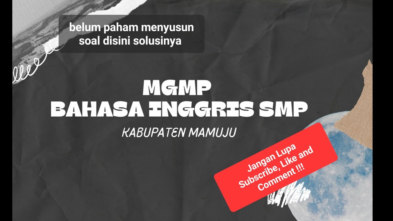 MGMP BING SMP MAMUJU - YouTube