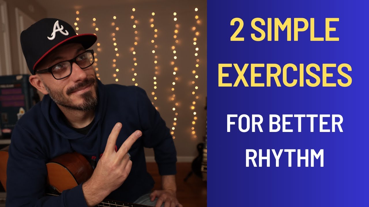 2 Easy exercises for better rhythm on guitar - YouTube