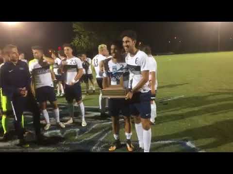 2017 Men's Soccer Sunshine State Conference Trophy Presentation - YouTube