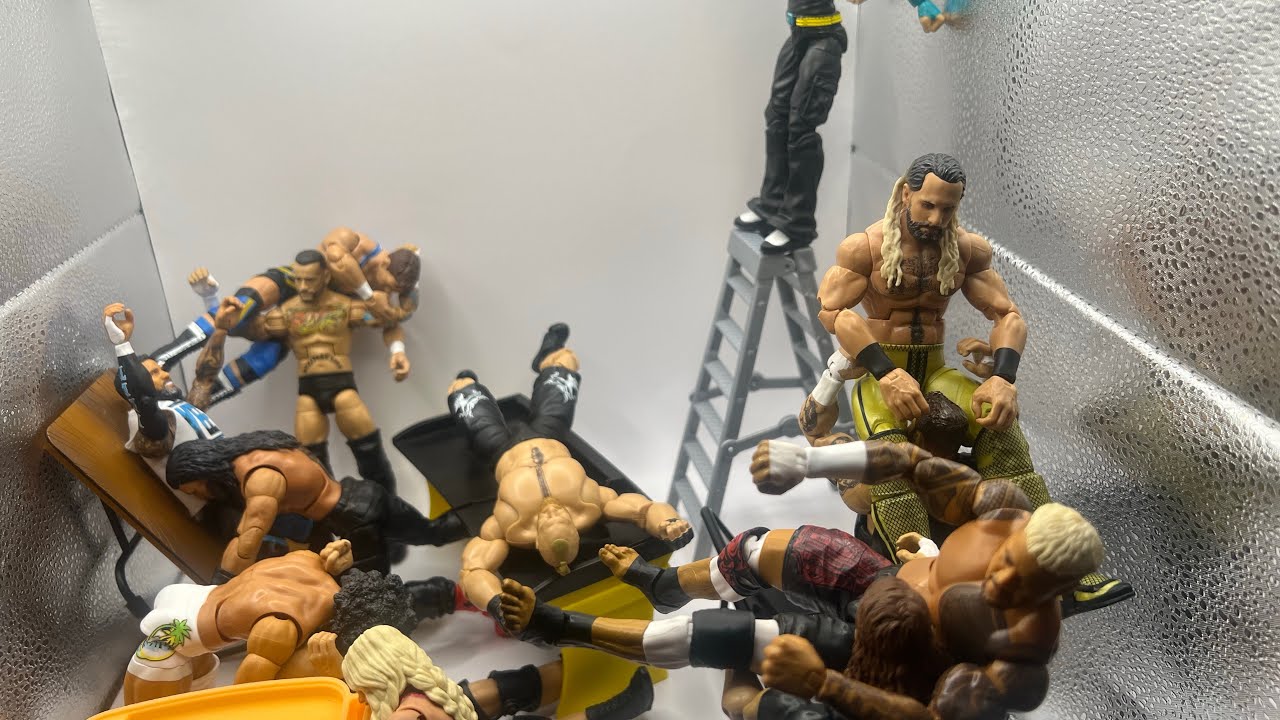 My First WWE Action Figure Set-Up!!! - YouTube