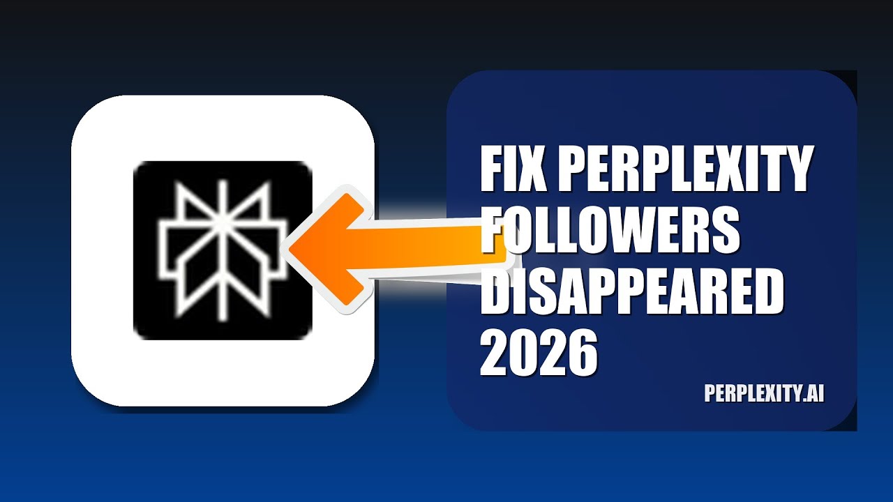 How To Fix Perplexity Followers Disappeared 2026 - YouTube