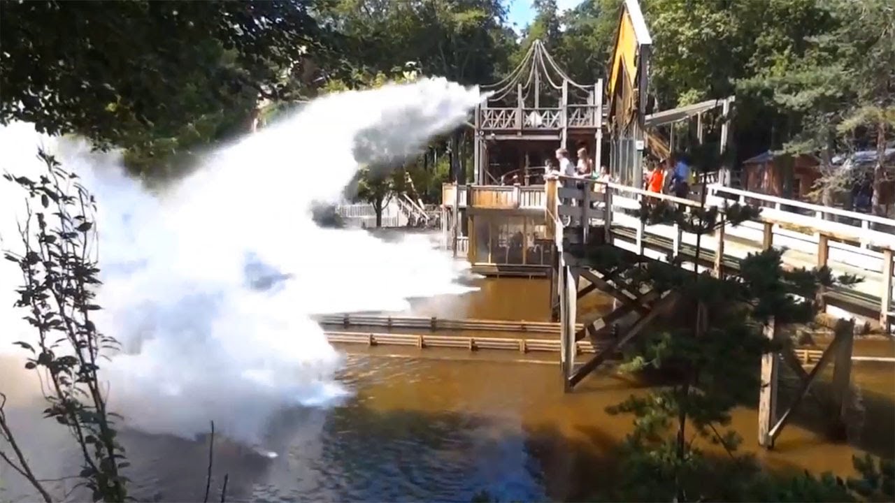 Wildwasserbahn Splash im Urlaubspark Duinrell an der Nordsee ...