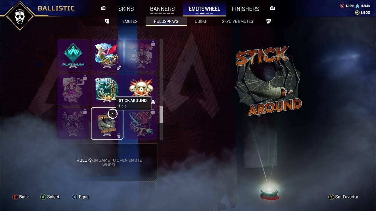 New Epic Holospray (Stick Around), Threat Level Prize Tracker. [Apex Legends - Highlight - May23 ...