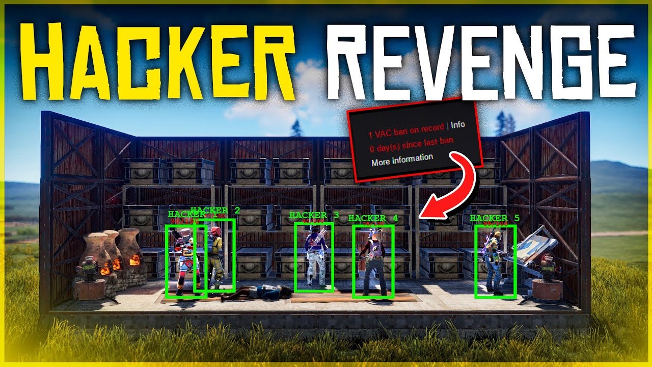 HACKER CLAN Gets Baited into TRAP BASE - Rust Trap Base Gameplay - YouTube