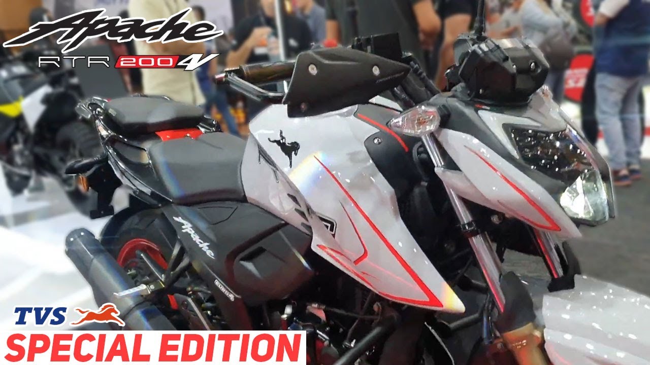 Special Edition Of TVS Apache RTR 200 4v || Apache 200 New Update Model ...