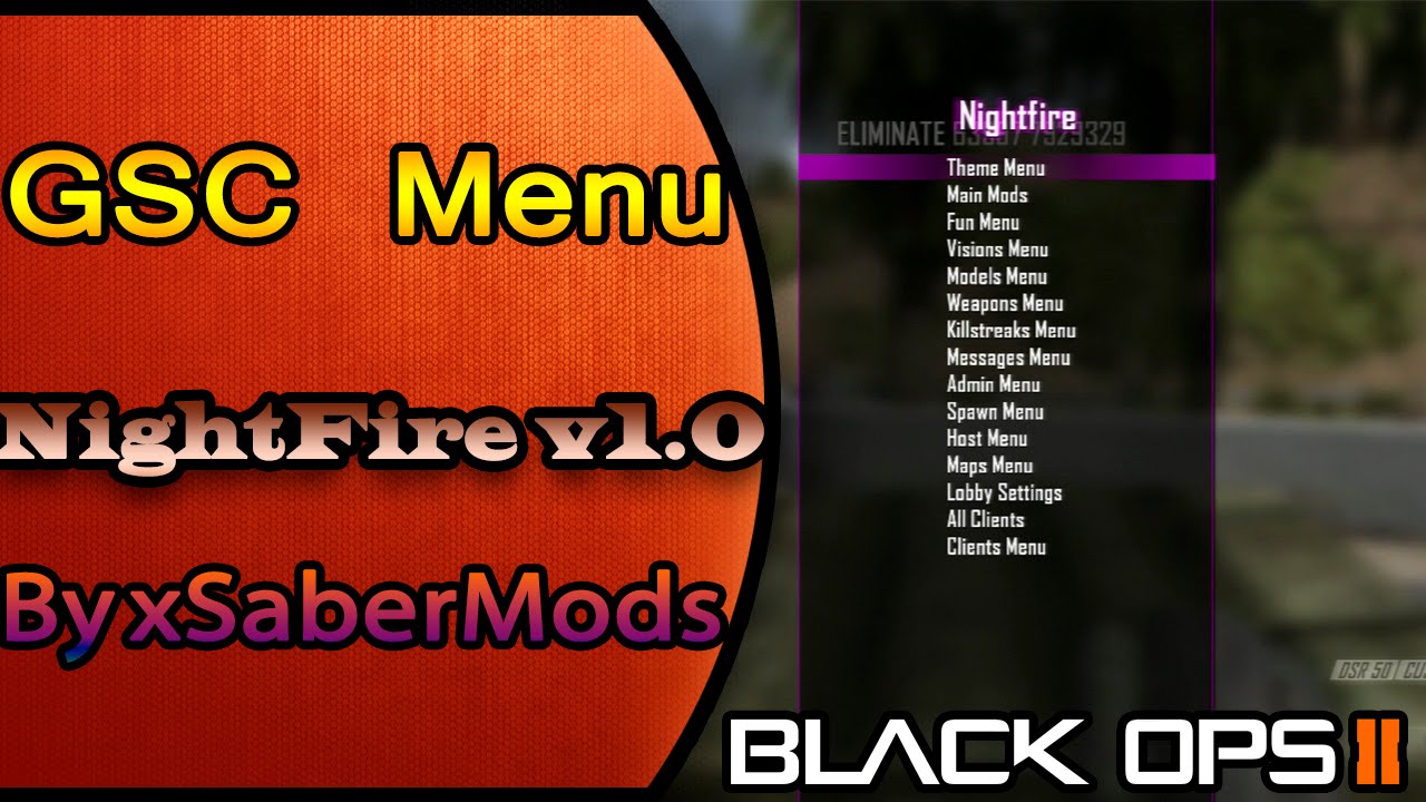 Bo2 GSC Menu NightFire v1.0 + Downloads - YouTube