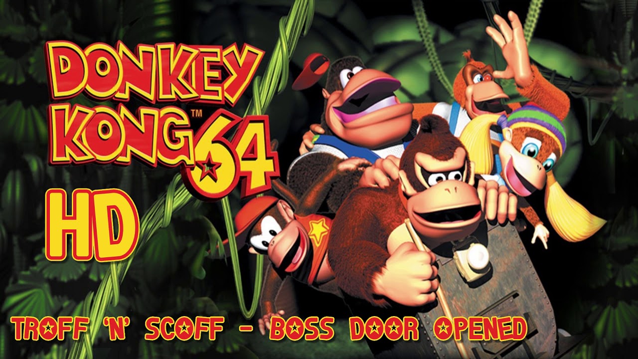 Donkey Kong 64: Troff ‘N’ Scoff - Boss Door Opened HD - YouTube