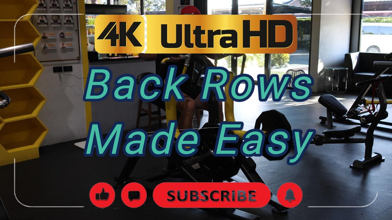 🔥💪 SEATED BACK ROWS MACHINE – The Secret to a STRONG Back! 💪🔥 - YouTube