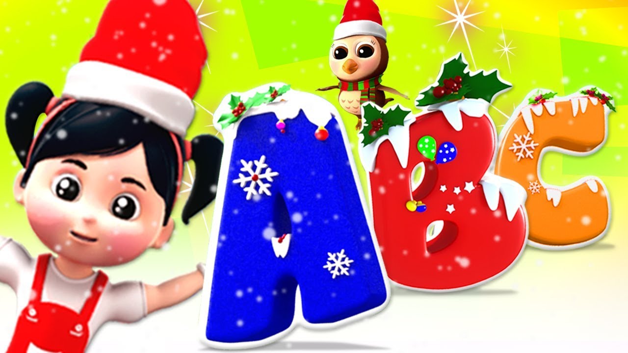 Christmas Abc Song | Learning Videos For Children | Nursery Rhymes For ...