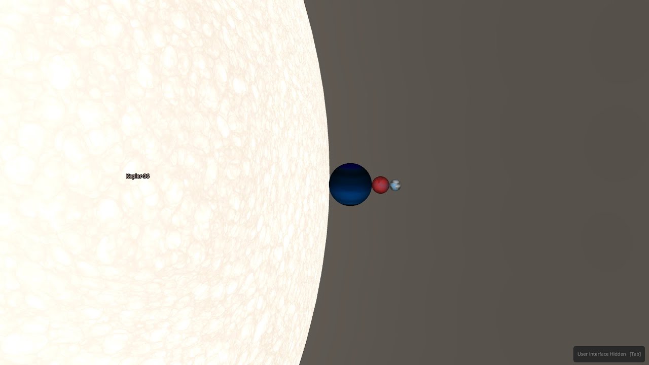 Kepler-36 Planets Vs Earth Size Comparison - YouTube