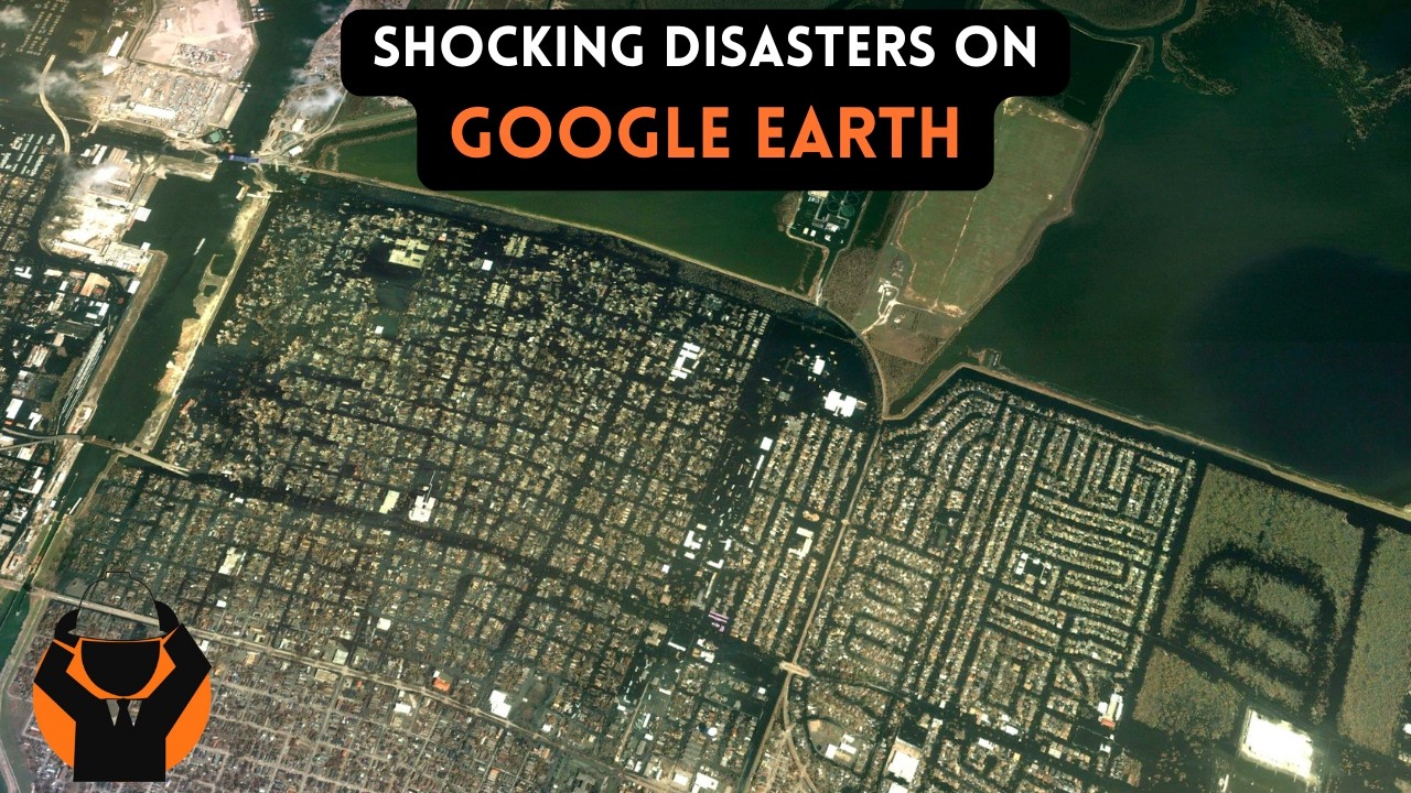 Shocking Disasters on Google Earth - YouTube