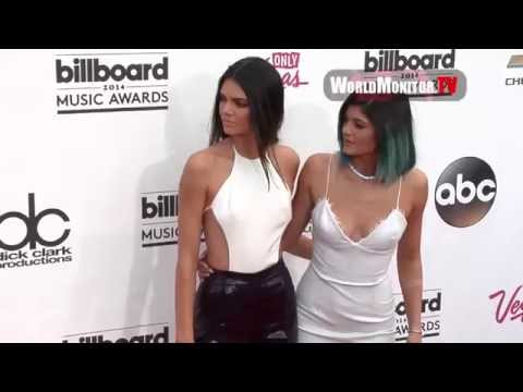 Kylie Jenner and Kendall Jenner 2014 Billboard Music Awards Redcarpet Arrivals
