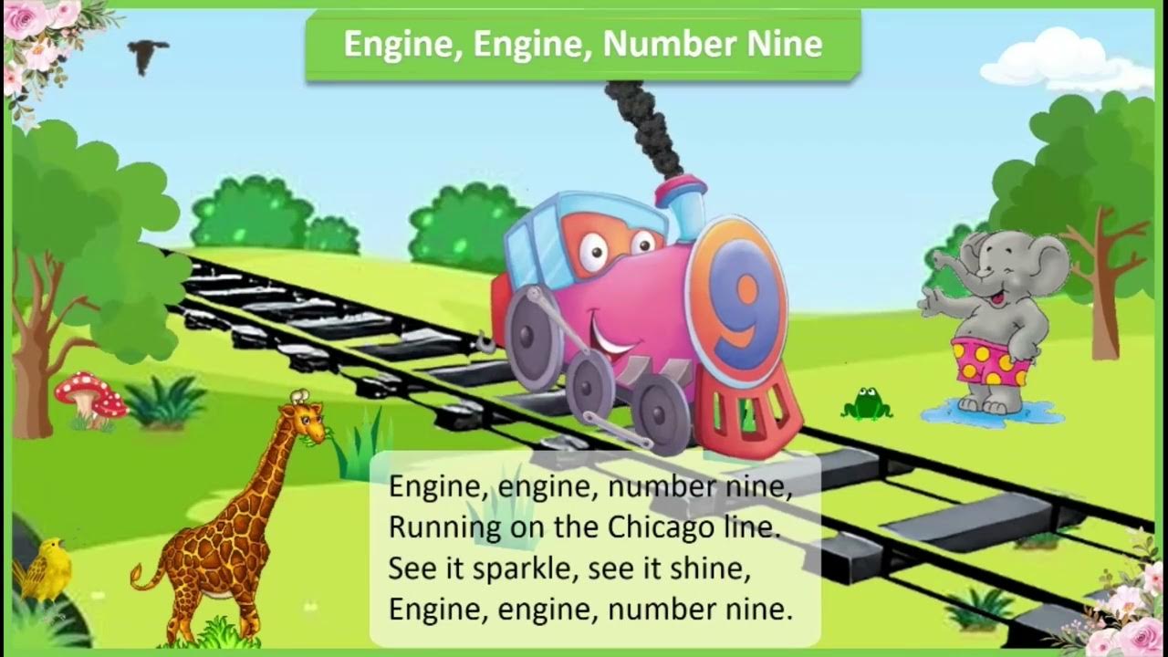 Engine Engine Number Nine | Tots Tunes- A | Genius Kidz | School ...