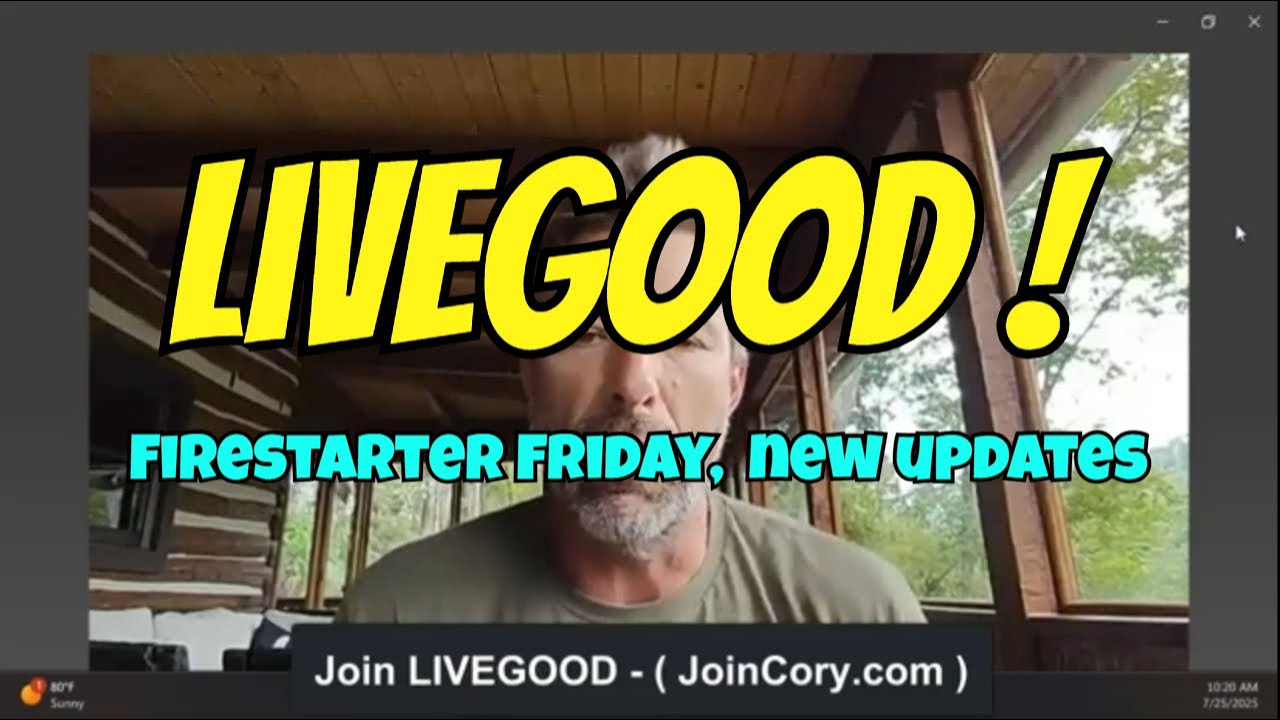 LIVEGOOD: Firestarter Friday Zoom Meeting, Exciting Updates! - YouTube