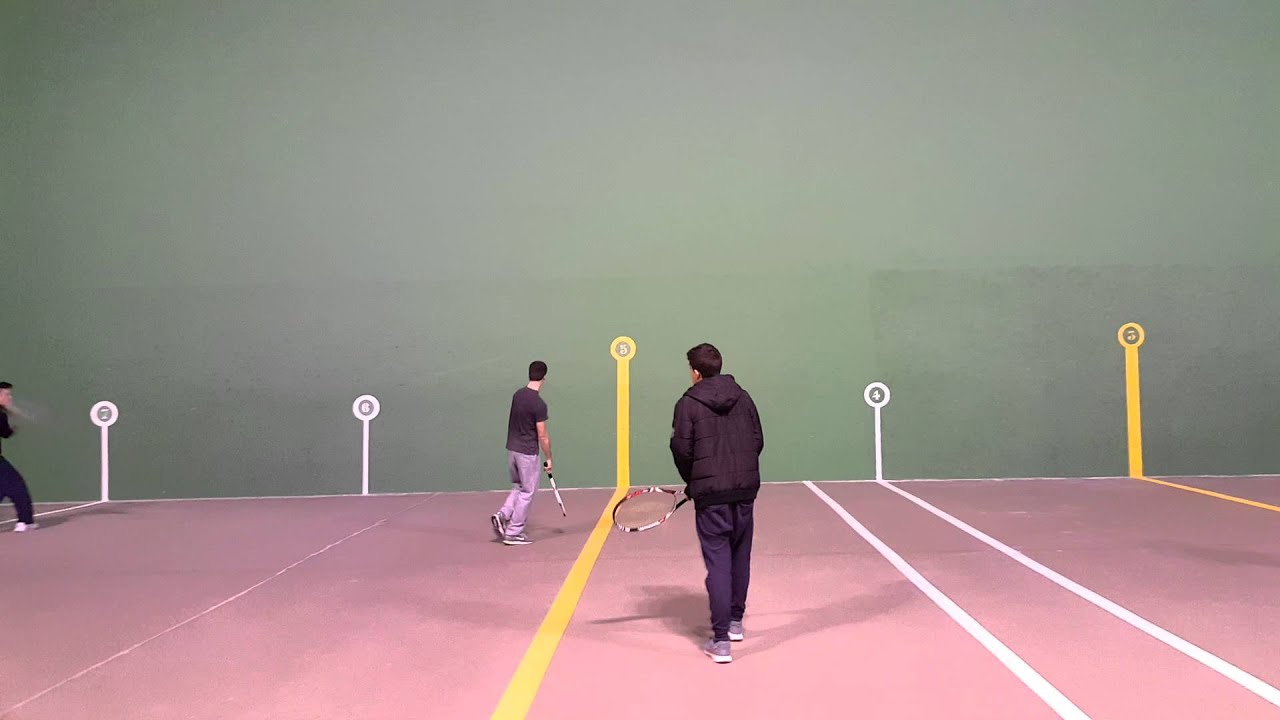 Frontenis entrenamiento escuela video 1 - YouTube