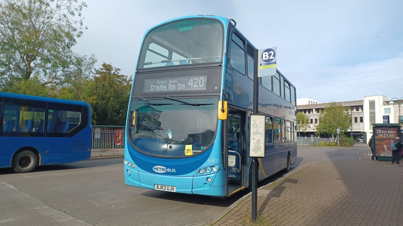 Ride on Metrobus Volvo B9TL Gemini 2 | 6901 (BJ63 UJH) | Route 420 ...