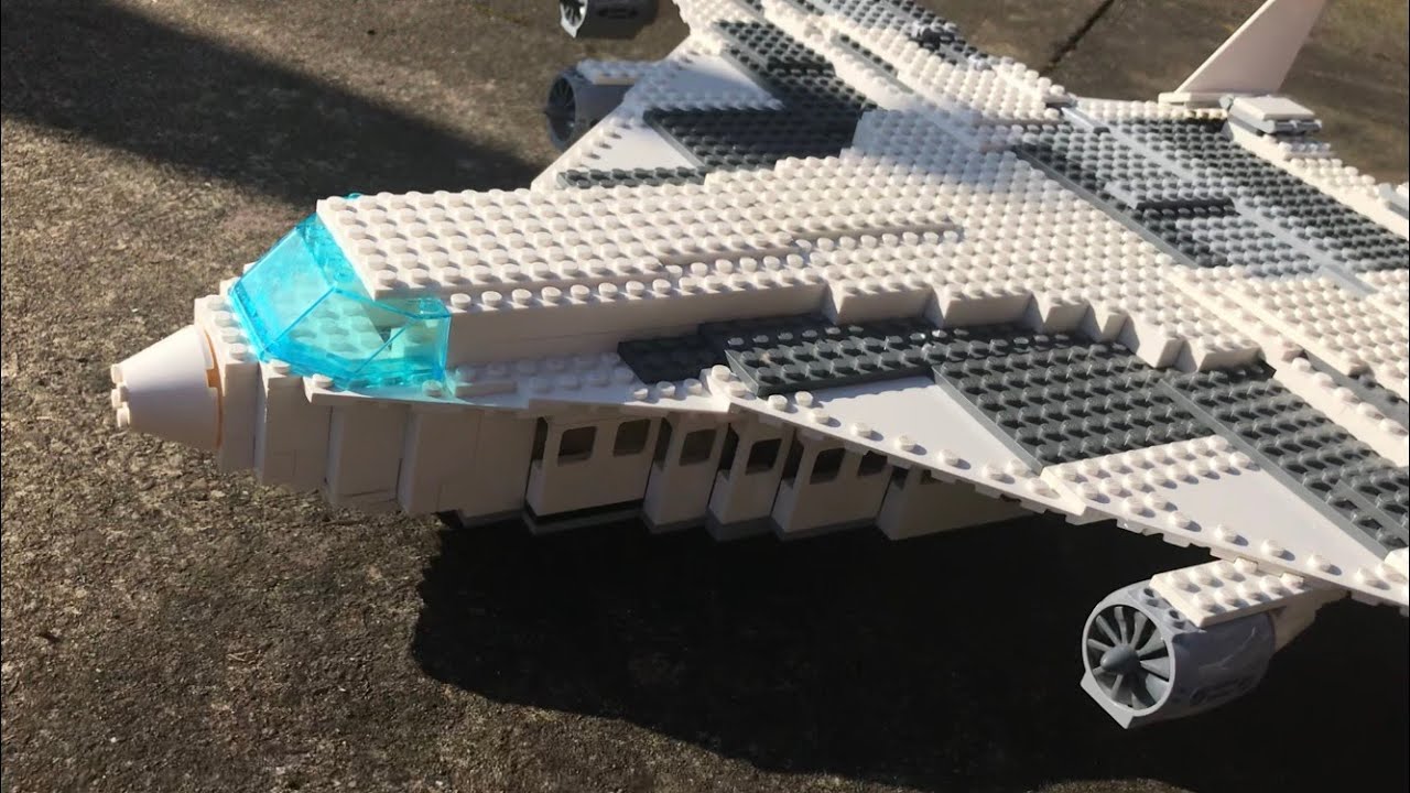LEGO Blended Wing Aircraft MOC - YouTube