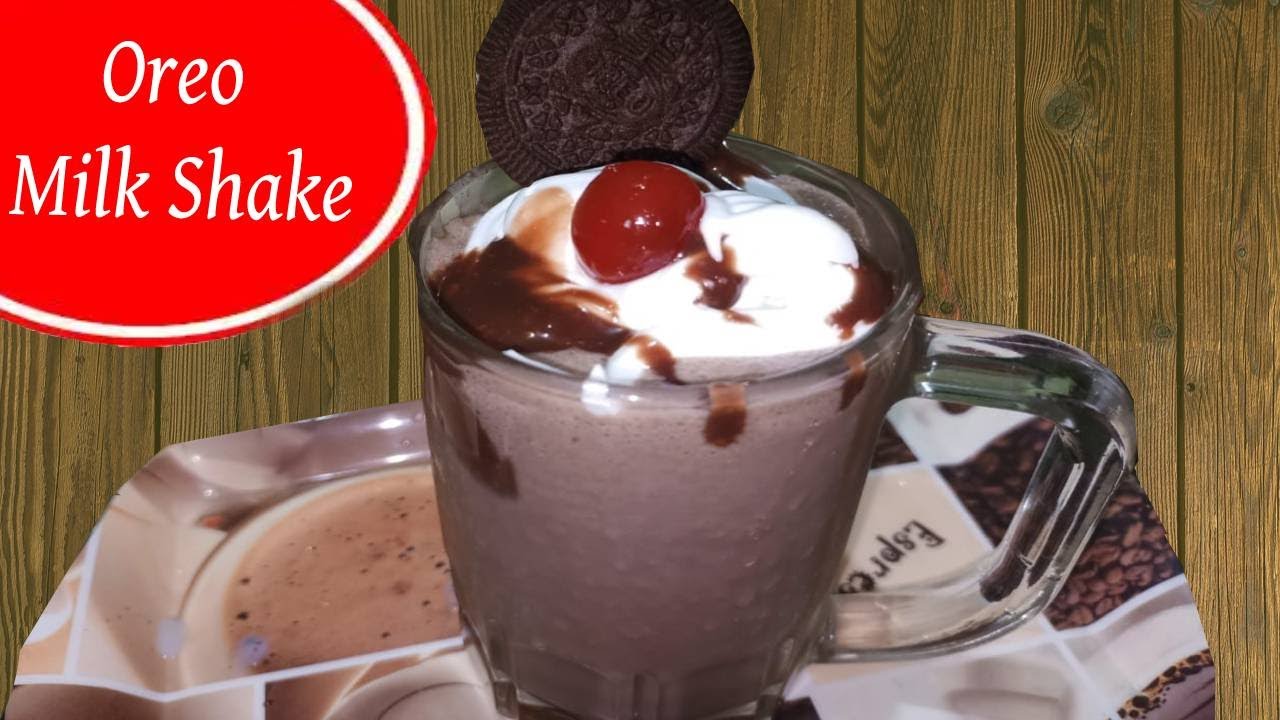 Orio MilkShake | How to make Oreo Milkshake in 5 min | Homemade ...