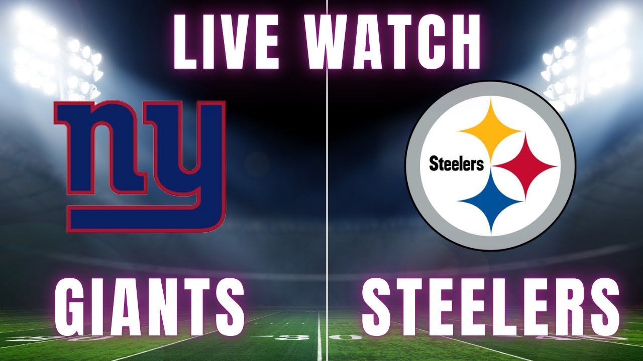 Giants vs Steelers LIVE reaction | Play by Play - YouTube
