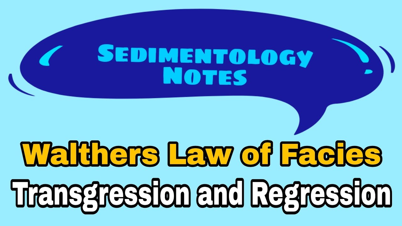 Walthers Law of Facies || Transgression and Regression || Sedimentology ...