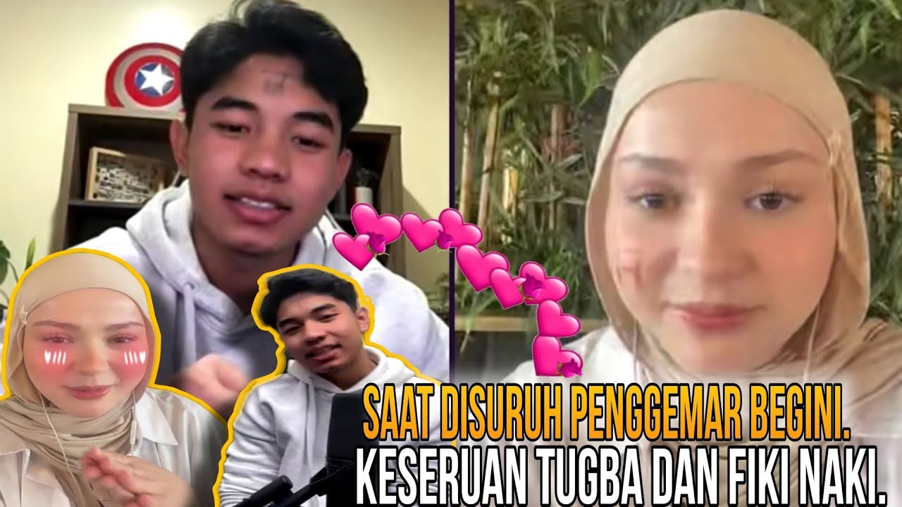 FIKI NAKI DAN TUGBA BIKIN CHALLENGE BUAT NAMA PASANGAN DIWAJAH ROMANTIS ...
