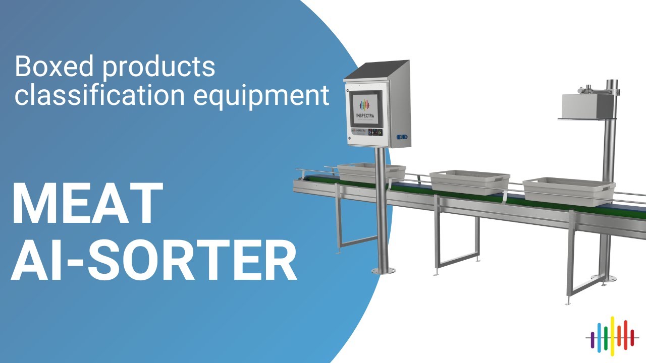 MEAT AI-SORTER: Boxed products classification equipment - YouTube