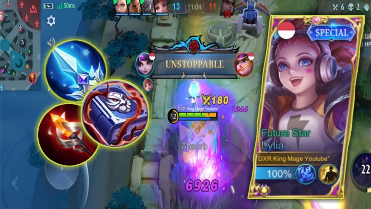 LYLIA TUTORIAL || How To Counter Hero Mage Harley || Lylia Gameplay King Mage - YouTube