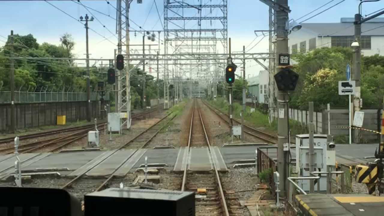 JR鶴見線 前面展望 浜川崎～鶴見 JR Tsurumi Line from Hama-Kawasaki Station to Tsurumi ...