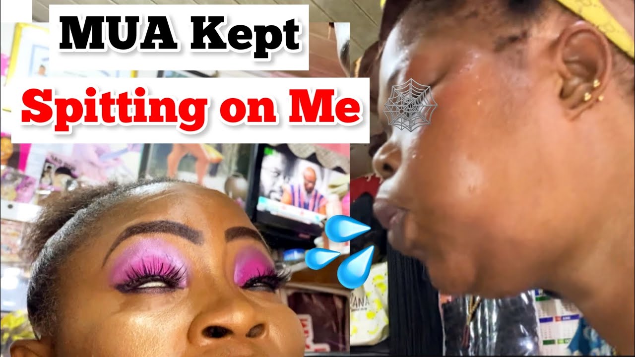 *ASMR* 🥴 MUA Kept Spitting on me the whole time! The most Rudest Makeup ...