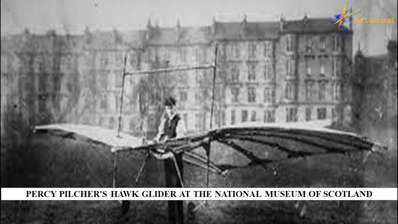 Percy Pilcher's Hawk glider at the National Museum of Scotland - YouTube