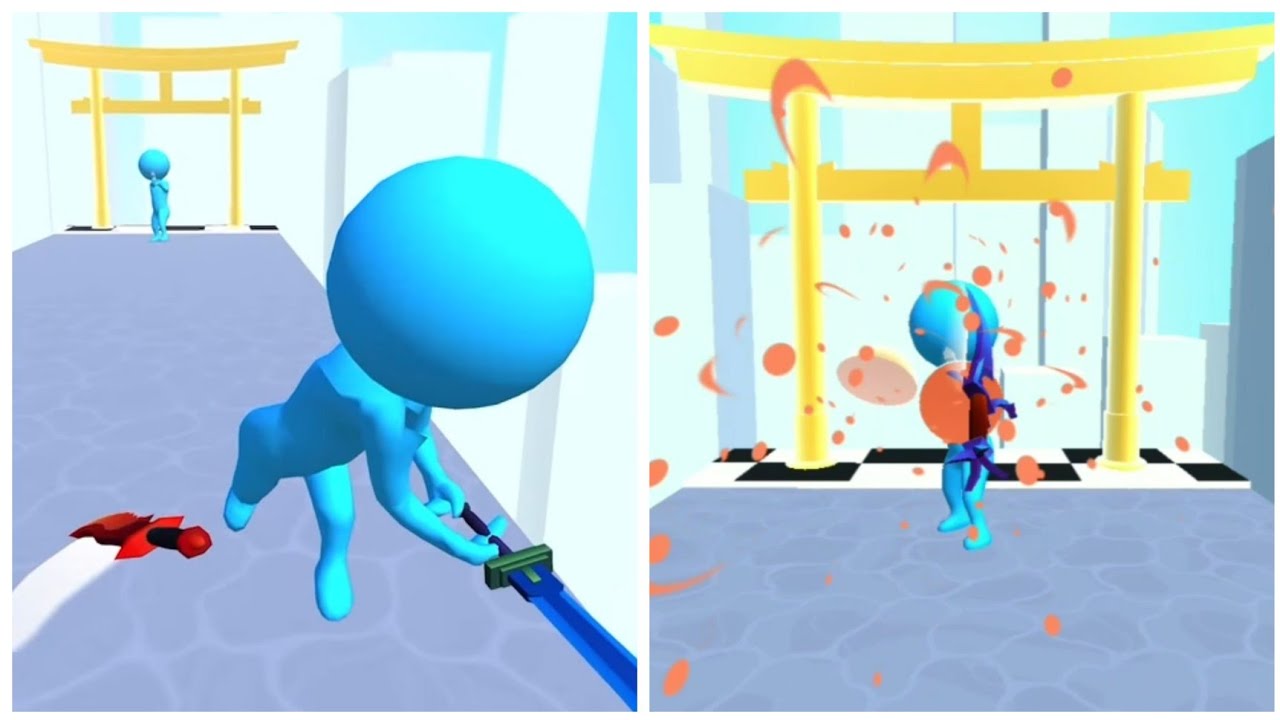 Sword Play | Ninja slice runner 🥷🏼 | Ios/Android gameplay | 4 - 6 ...