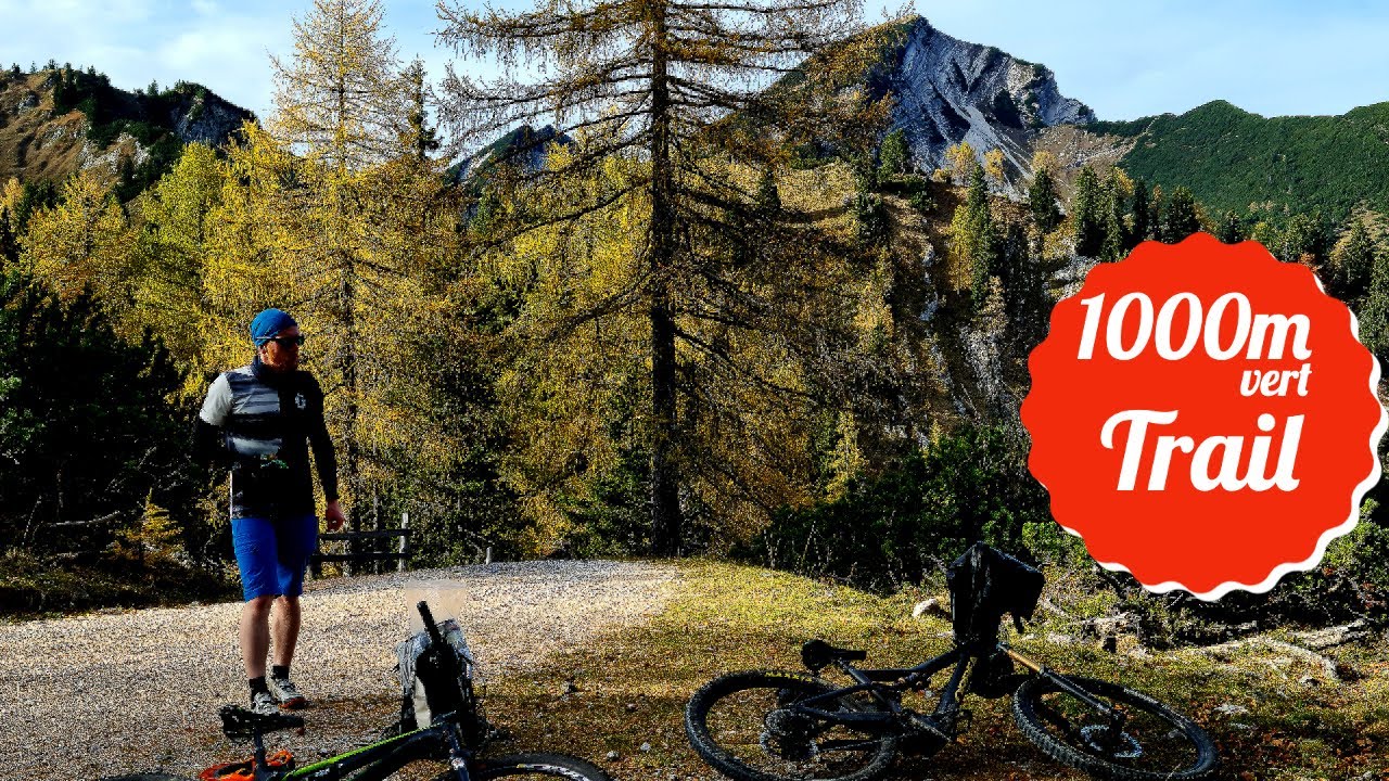 1000 vertical meters of technical Austrian mtb trail - YouTube