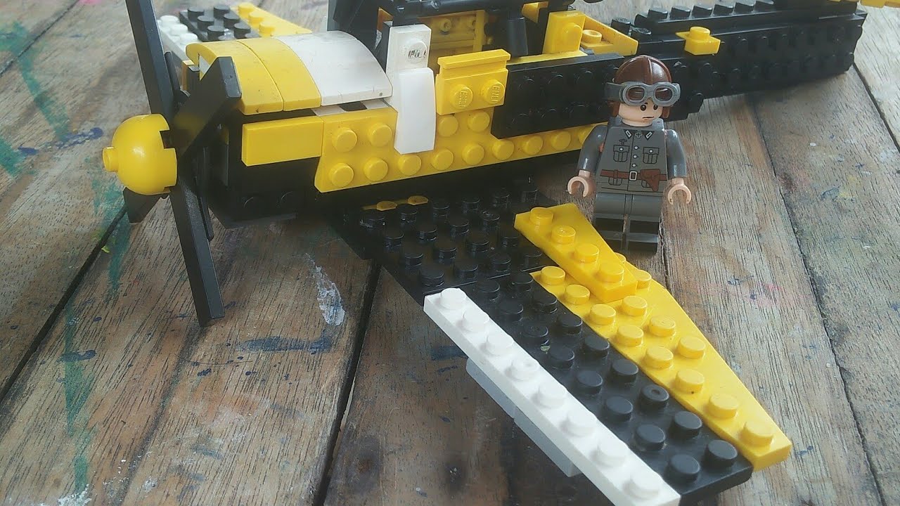 How to build lego ww2 german plane - YouTube