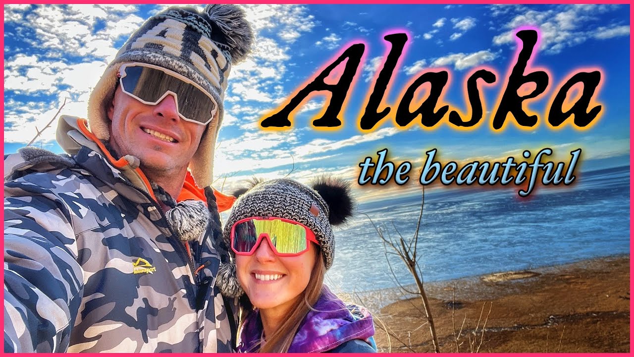 Hiking the sand dune bluffs in Alaska - YouTube