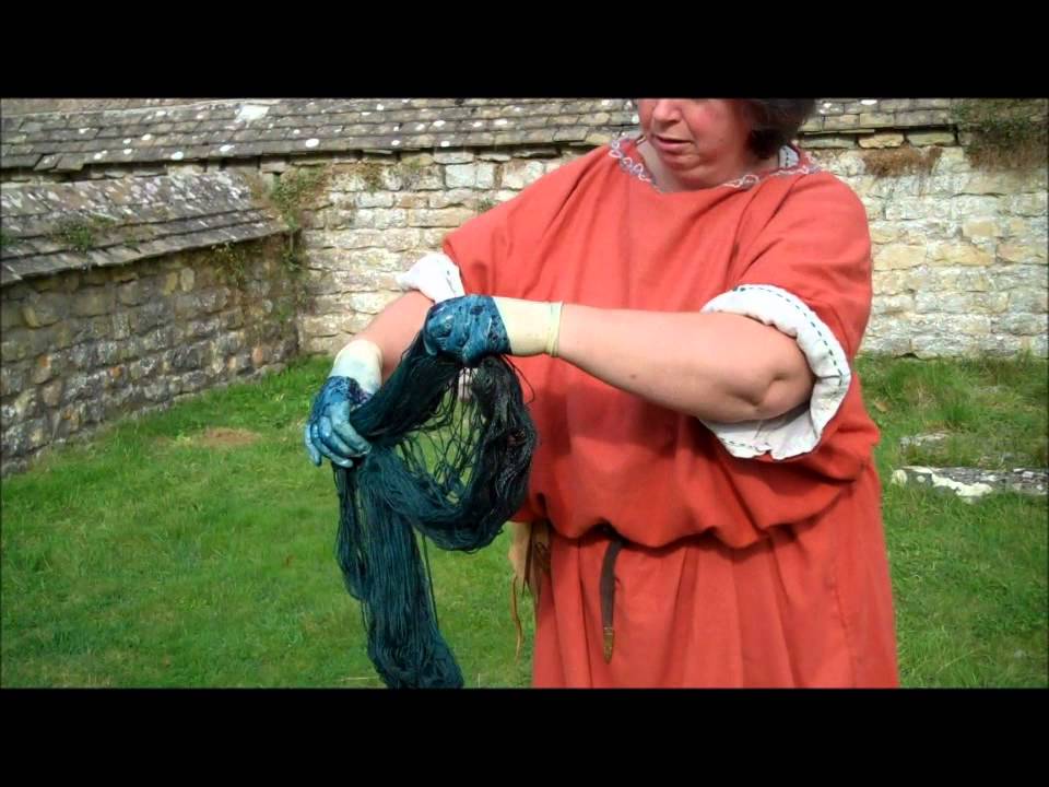 Dyeing with woad and indigo. - YouTube