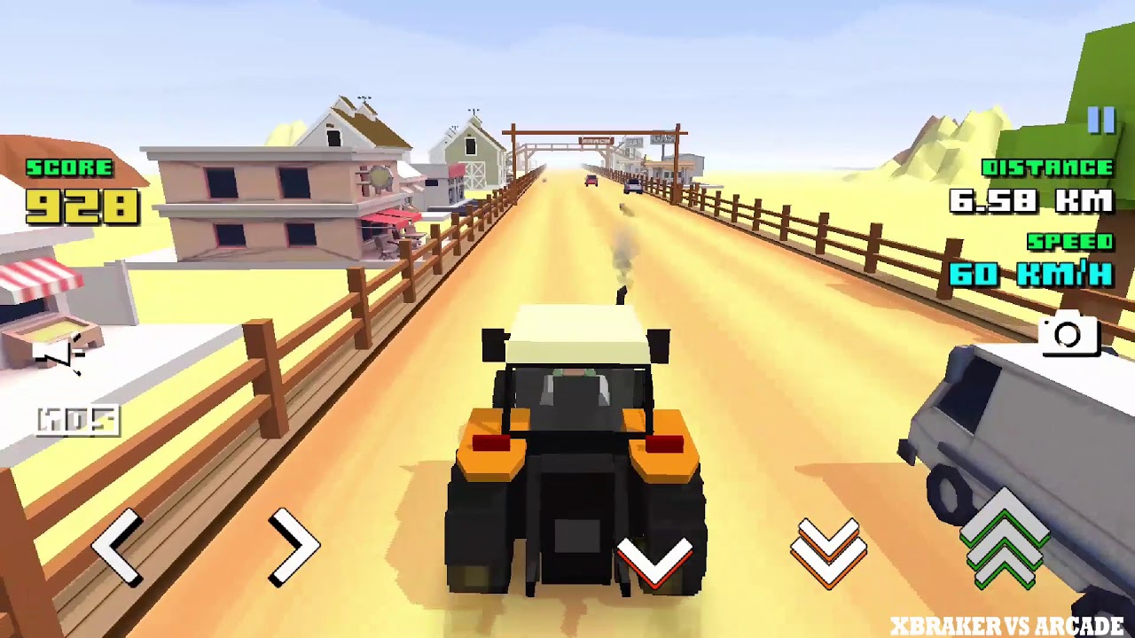 Blocky Farm Racing: Tractor Driving Racing Mode - Android GamePlay 3D ...