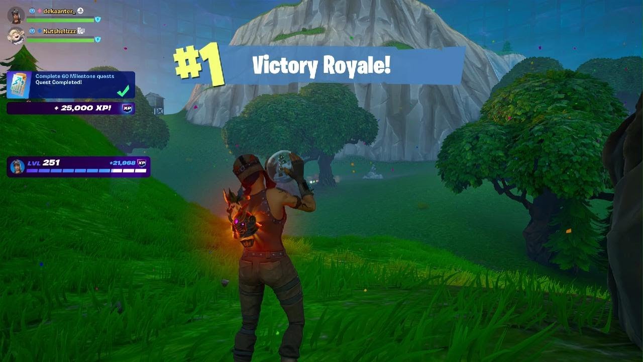 Fortnite chapter 1 season 1 Duo ranked Win the Renegade Revenge - YouTube
