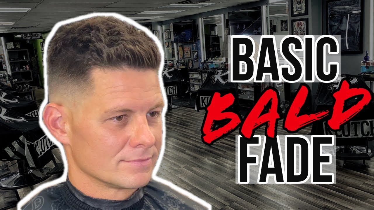 BASIC BALD FADE 👍🏻 Easy step by step Mid Fade - YouTube