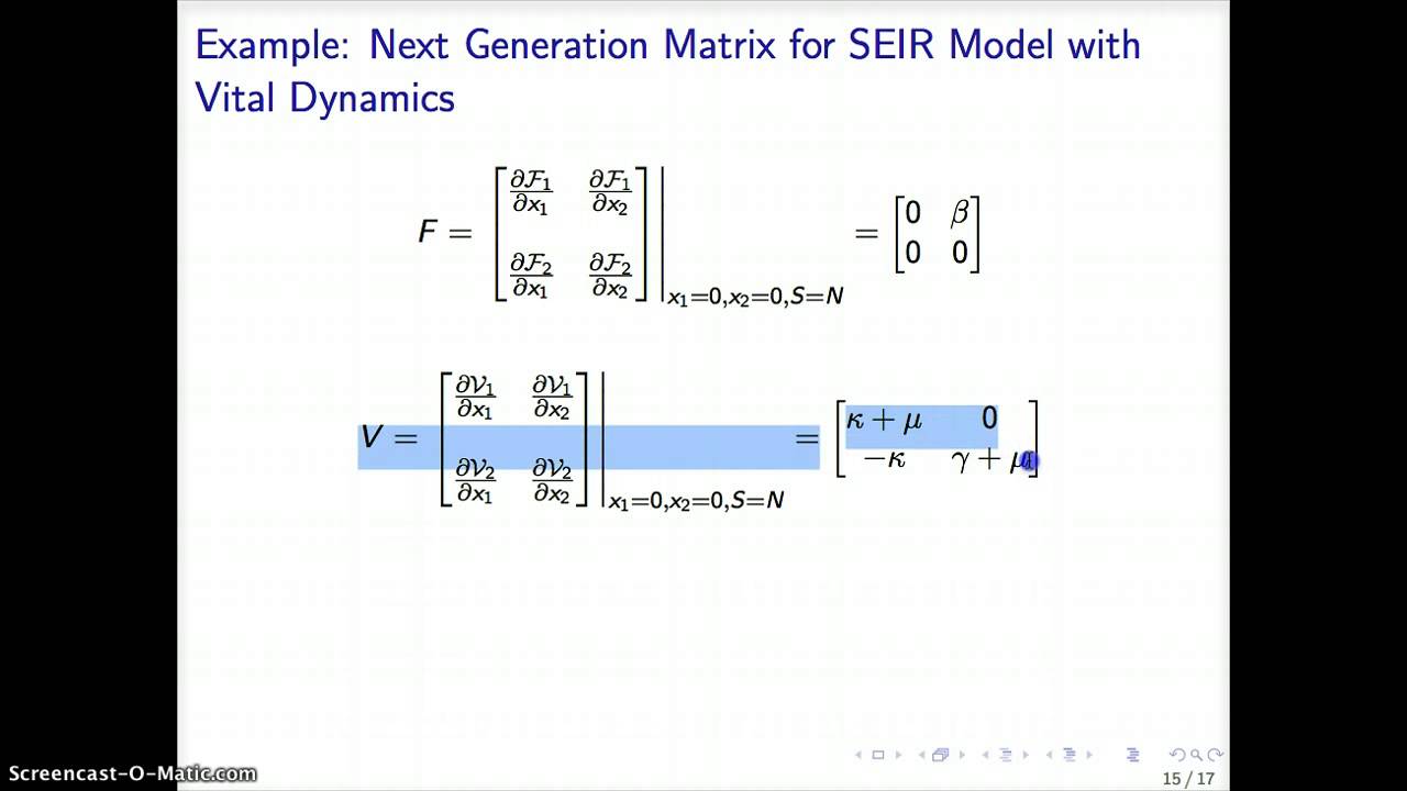 MATH 5880 Calculation of R0 Part 3 - YouTube